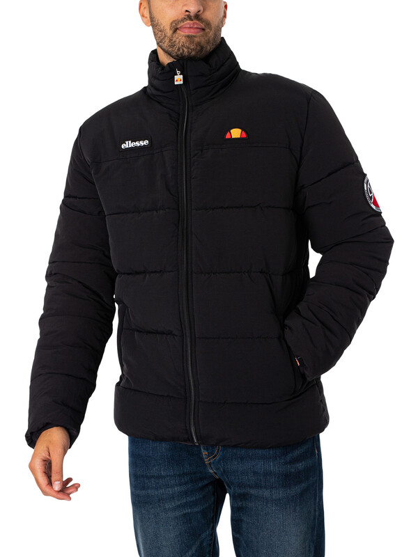 Ellesse Nebula Padded Jacket - Black - The Men's Designer Fashion Store