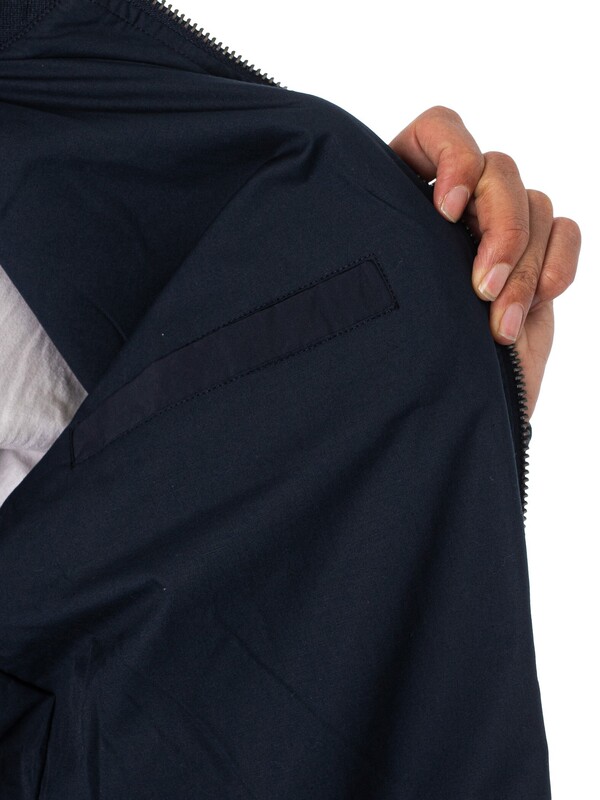 Lyle & Scott Logo Bomber Jacket - Dark Navy - Standout