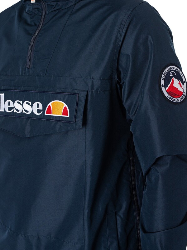 Ellesse Mont 2 Pullover Jacket - Navy - The Men's Designer Fashion Store