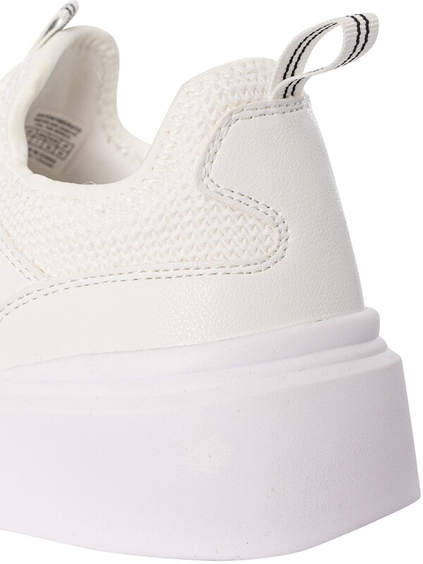 Antony Morato Part Mesh Trainers - White - The Men's Designer Fashion Store