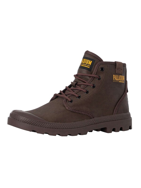 Palladium Pampa Hi Coated Boots - Dark Cocoa - The Men's Designer ...