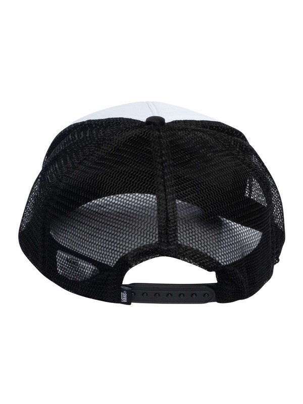 Vans Classic Patch Cap - Black/White - The Men's Designer Fashion Store