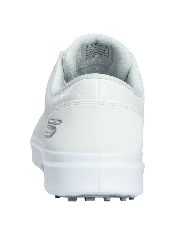 Skechers Relaxed Fit Go Golf Drive 6 Leather Trainers - White - The Men ...