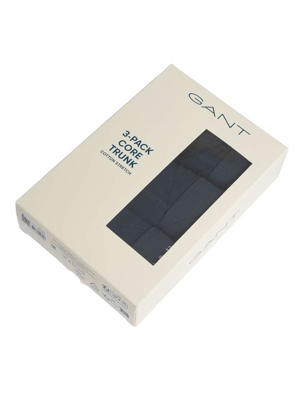GANT 3 Pack Core Trunks - Marine - The Men's Designer Fashion Store