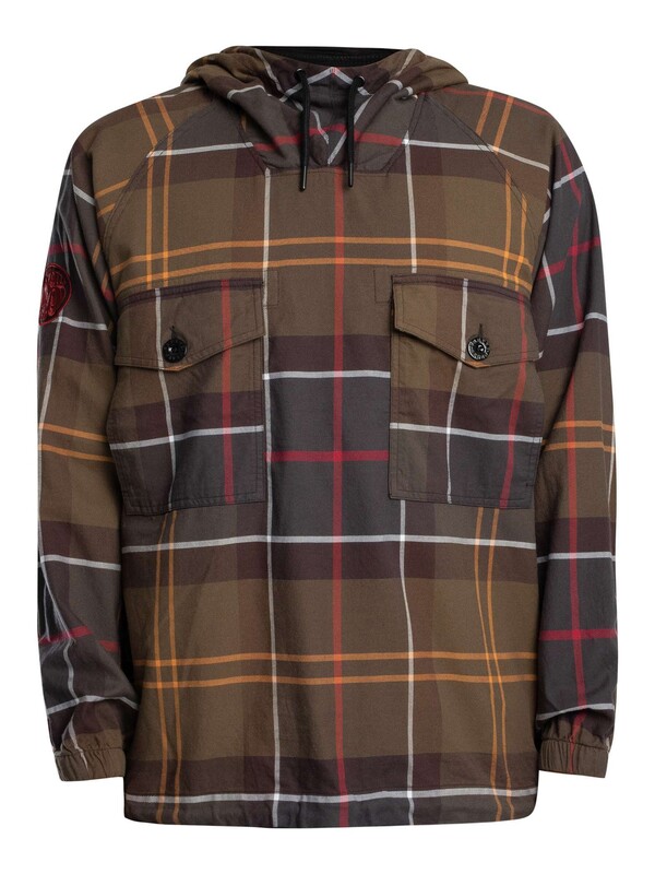 Pretty Green Winston Check Smock Jacket - Multi - The Men's Designer ...
